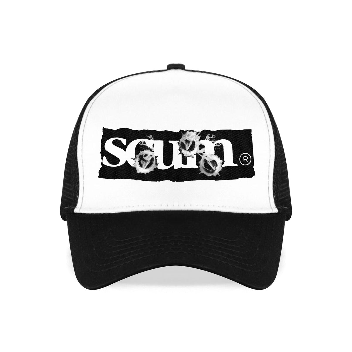 SCUM BULLETPROOF CAP - BLACK/WHITE – No Chaos