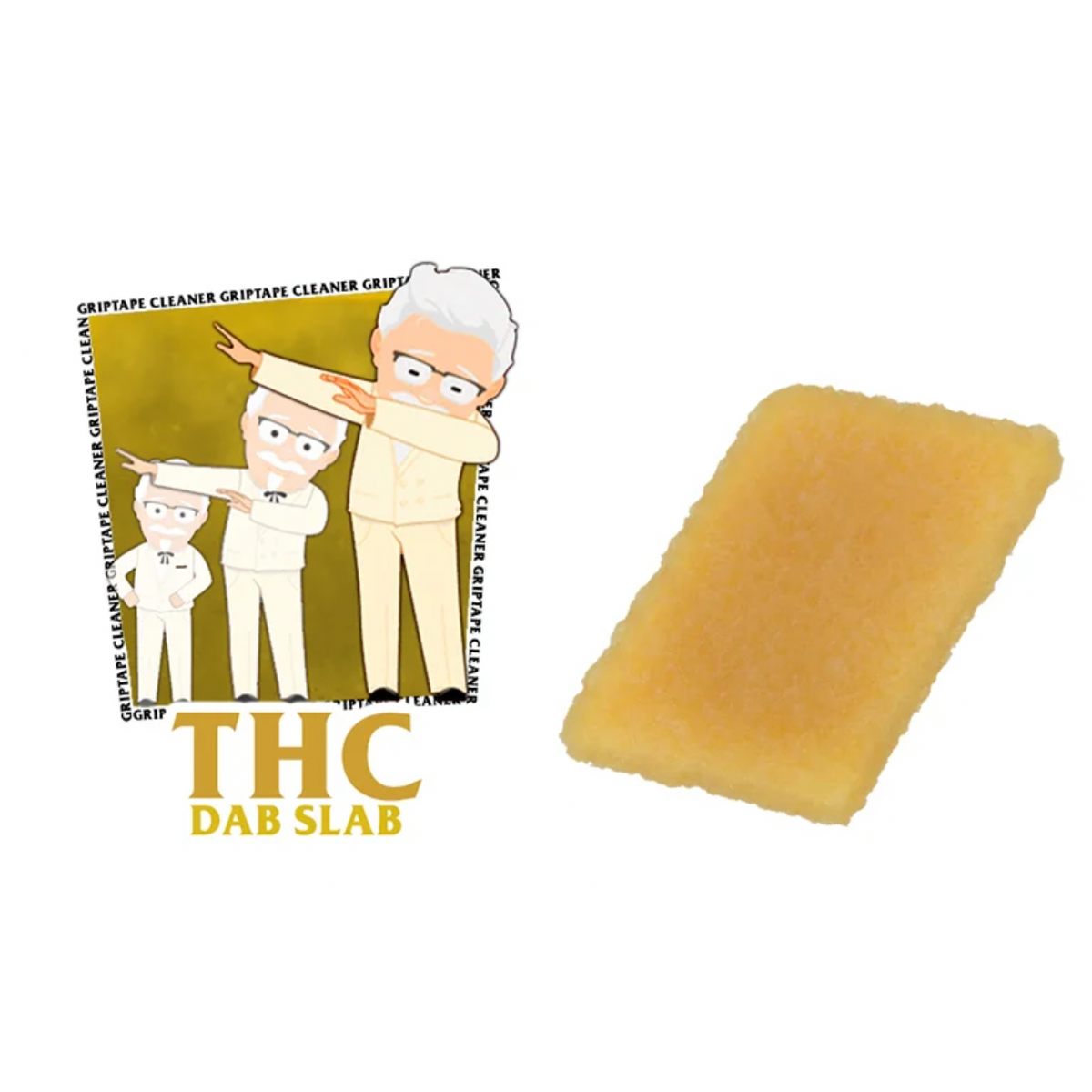 THC- DAB SLAB GRIPTAPE CLEANER – No Chaos